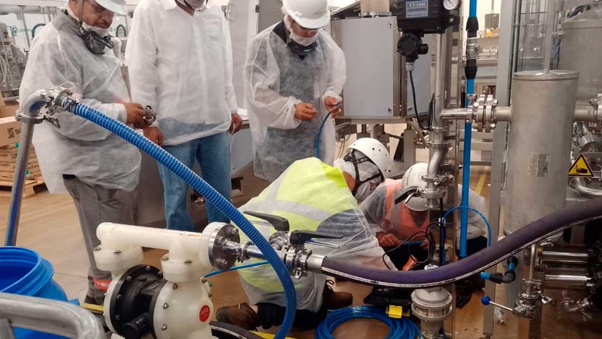 Atividade de Passivação da linhas de envase de hidro com qualidade ...